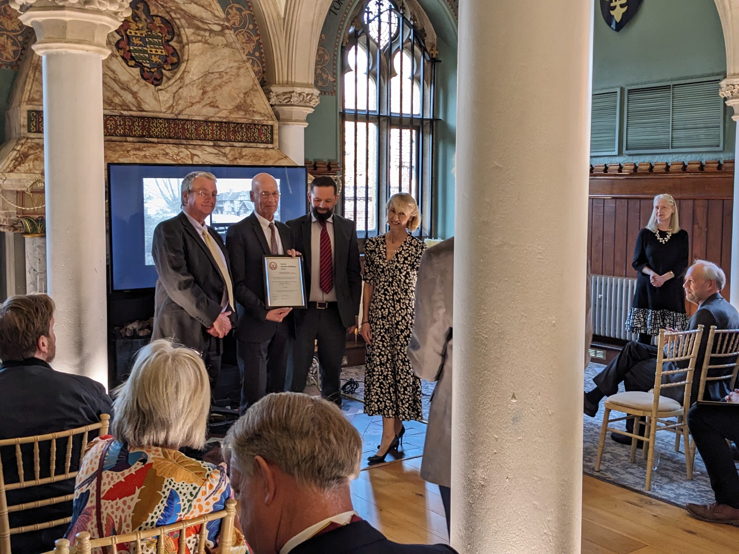 Recognition for the Emley Farm barn restoration project - The Blackdown ...